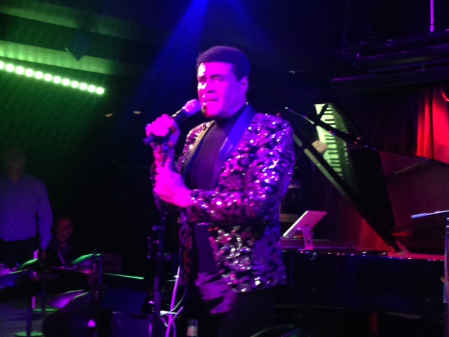 Ray Lewis, the legendary former lead singer of The Drifters, performs ...